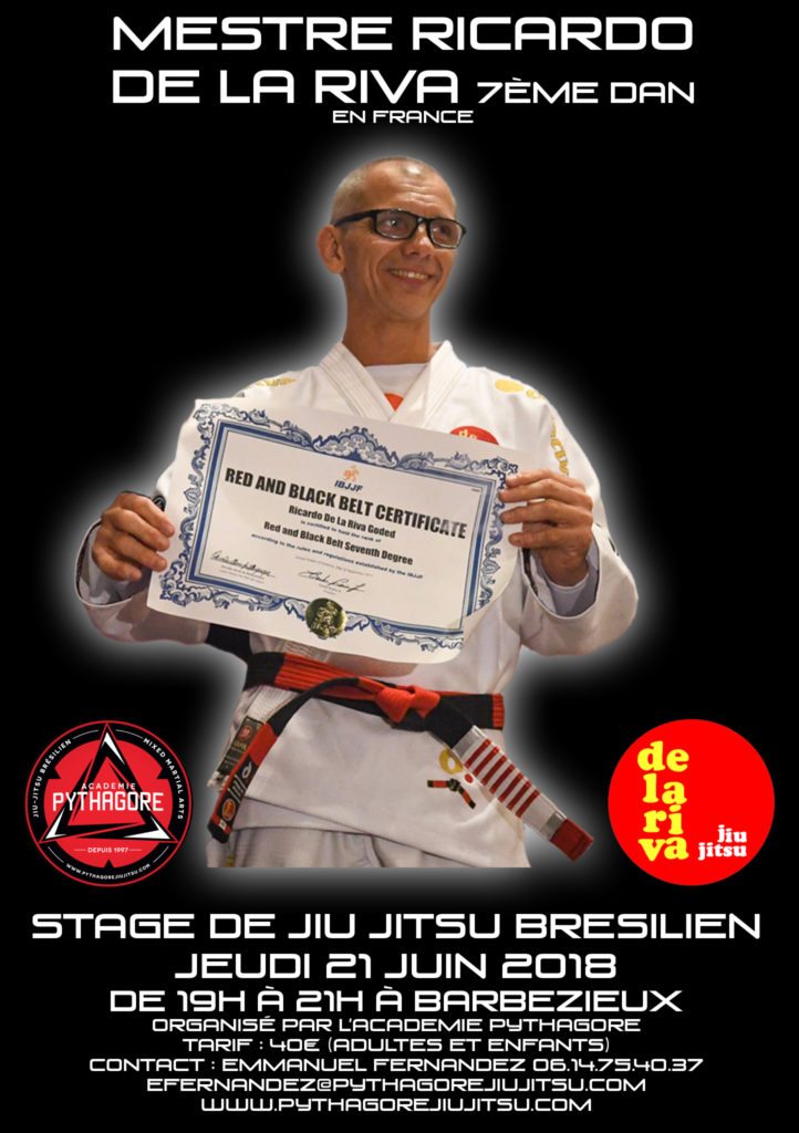 Stage de Jiu Jitsu Brésilien avec Ricardo De La Riva 7ème Dan ...